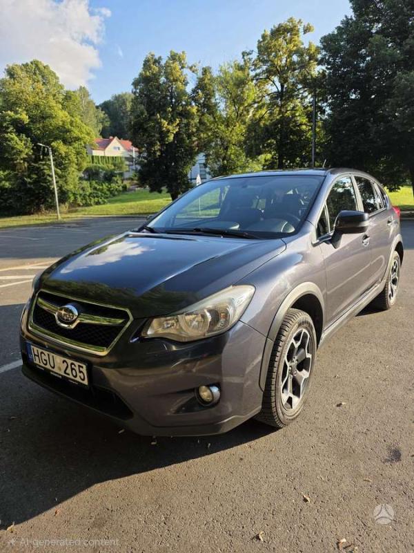 Black Subaru XV 2014 in Vilnius, with an engine capacity of 2.00 L and mileage of 232 thousand km for 6300 €, photo 2 on AUTOMOTO.COM.LV