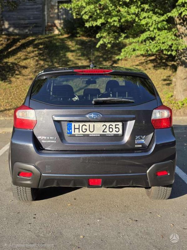Black Subaru XV 2014 in Vilnius, with an engine capacity of 2.00 L and mileage of 232 thousand km for 6300 €, photo 4 on AUTOMOTO.COM.LV