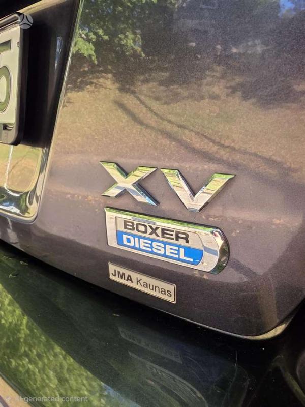 Black Subaru XV 2014 in Vilnius, with an engine capacity of 2.00 L and mileage of 232 thousand km for 6300 €, photo 9 on AUTOMOTO.COM.LV