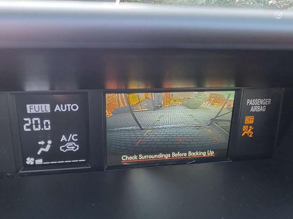 Black Subaru XV 2014 in Vilnius, with an engine capacity of 2.00 L and mileage of 232 thousand km for 6300 €, photo 10 on AUTOMOTO.COM.LV