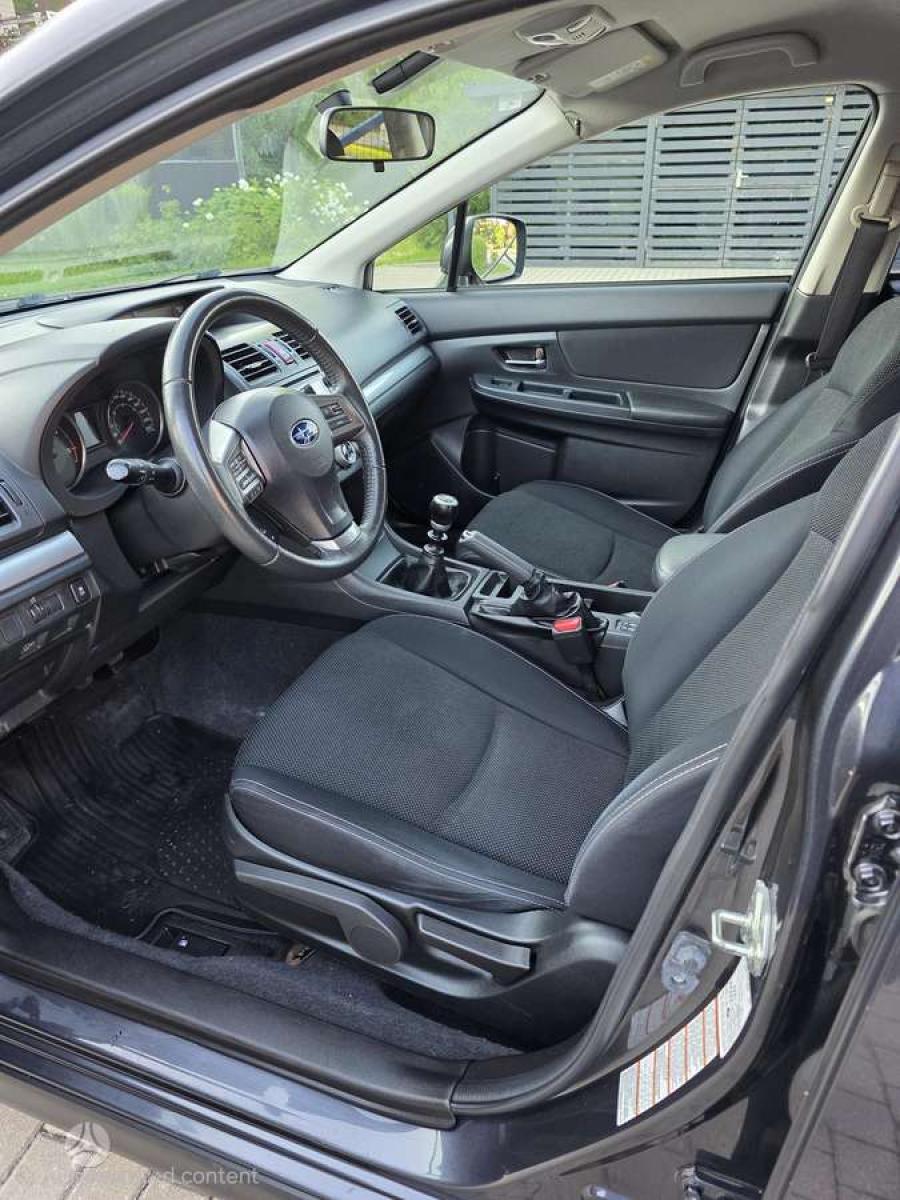 Black Subaru XV 2014 in Vilnius, with an engine capacity of 2.00 L and mileage of 232 thousand km for 6300 €, photo 13 on AUTOMOTO.COM.LV
