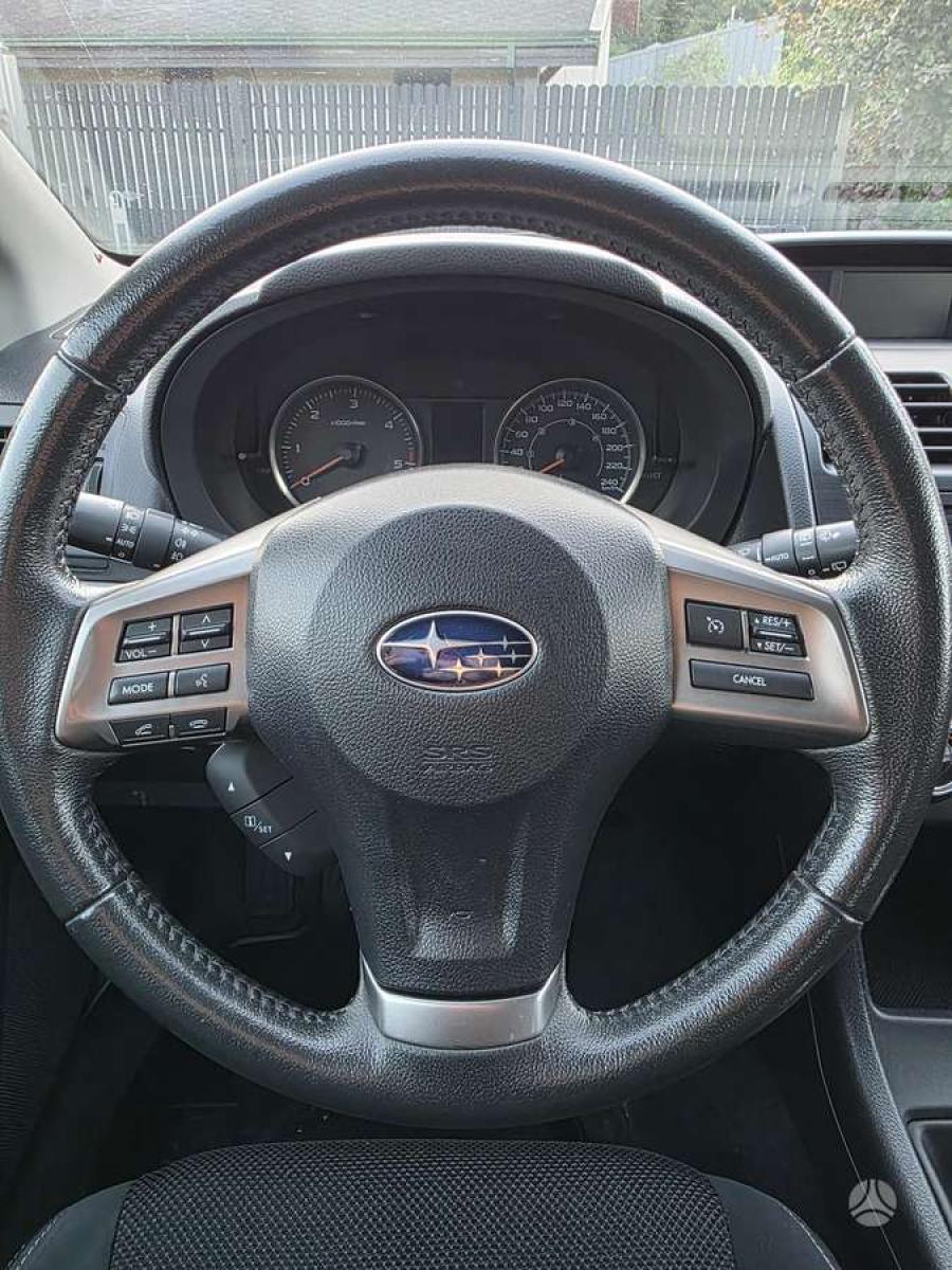 Black Subaru XV 2014 in Vilnius, with an engine capacity of 2.00 L and mileage of 232 thousand km for 6300 €, photo 15 on AUTOMOTO.COM.LV