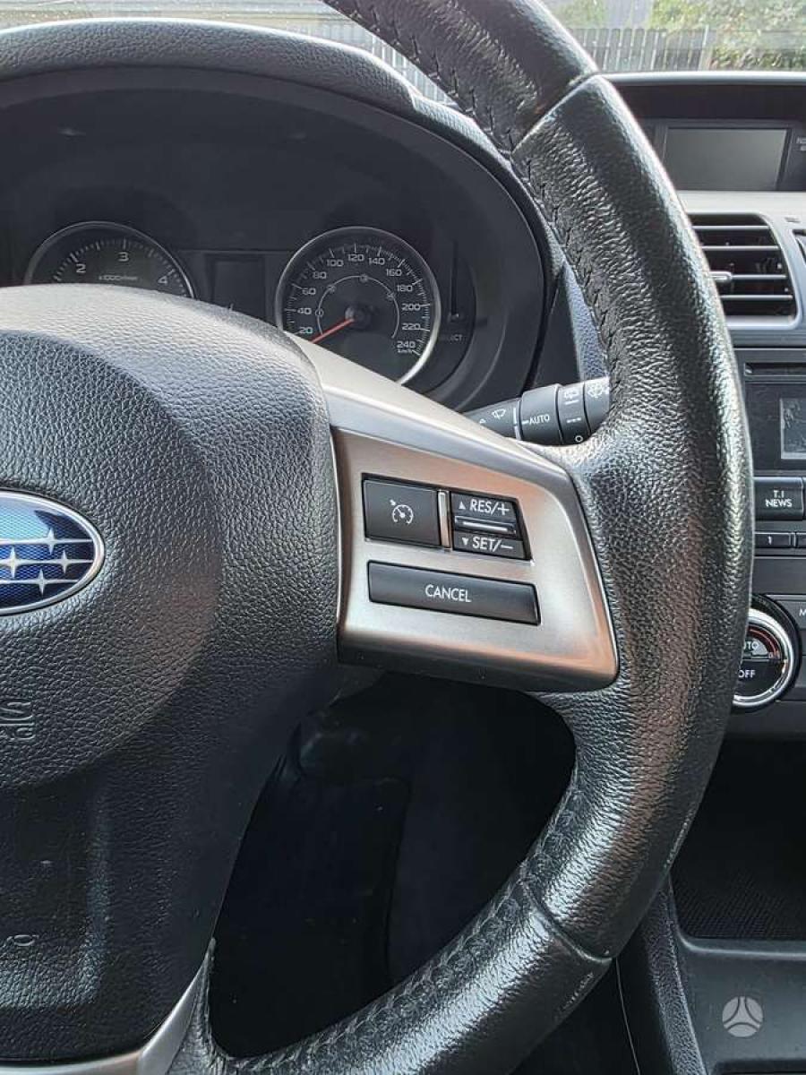 Black Subaru XV 2014 in Vilnius, with an engine capacity of 2.00 L and mileage of 232 thousand km for 6300 €, photo 17 on AUTOMOTO.COM.LV