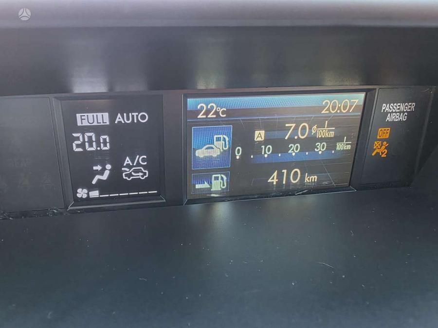 Black Subaru XV 2014 in Vilnius, with an engine capacity of 2.00 L and mileage of 232 thousand km for 6300 €, photo 19 on AUTOMOTO.COM.LV