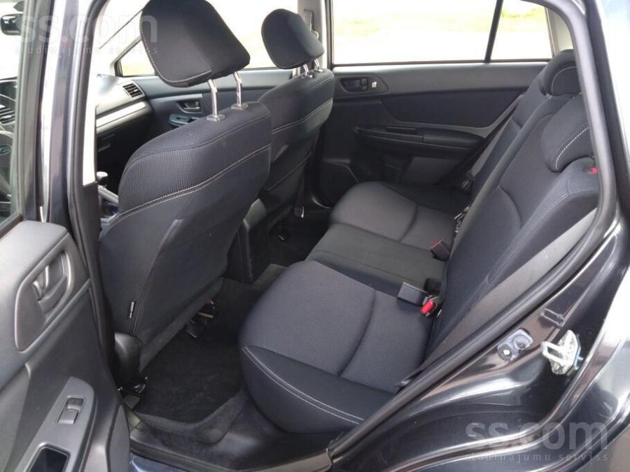 Black Subaru XV 2014 in Riga, with an engine capacity of 2.00 L and mileage of 218 thousand km for 6600 €, photo 9 on AUTOMOTO.COM.LV