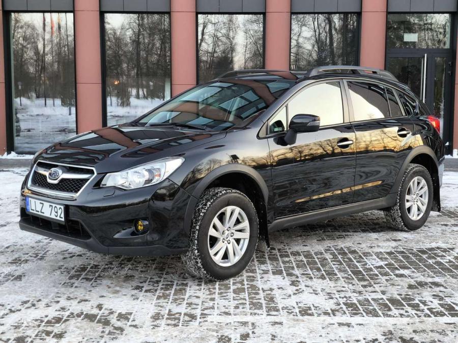 Black Subaru XV 2015 in Vilnius, with an engine capacity of 1.99 L and mileage of 116 thousand km for 7700 €, photo 1 on AUTOMOTO.COM.LV