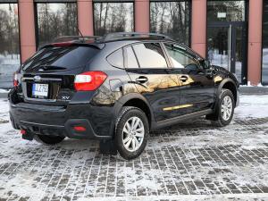 Black Subaru XV 2015 in Vilnius, with an engine capacity of 1.99 L and mileage of 116 thousand km for 7700 €, photo 4 on AUTOMOTO.COM.LV