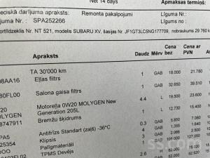 Черный Субару ХВ 2023 в Рига, объемом двигателя 1.60 л и пробегом 34 тыс. км за 23900 €, фото 31 на AUTOMOTO.COM.LV