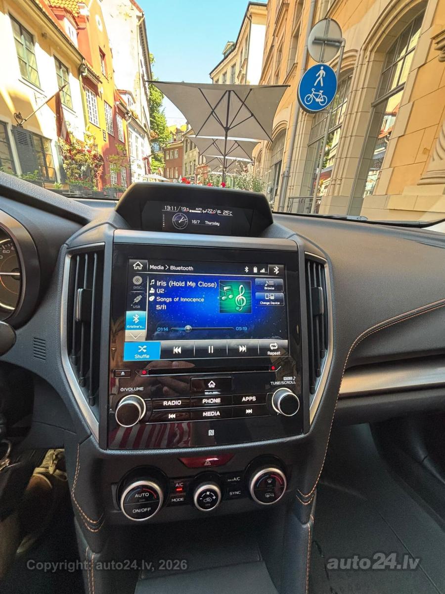 Black Subaru XV 2018 in Riga, with an engine capacity of 2.00 L and mileage of 166 thousand km for 14000 €, photo 20 on AUTOMOTO.COM.LV