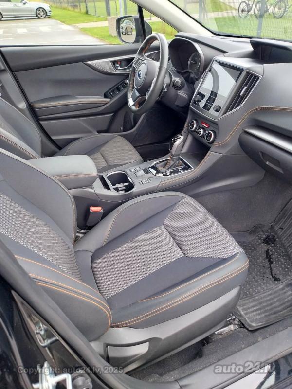 Black Subaru XV 2024 in Tallinn, with an engine capacity of 1.60 L and mileage of 36 thousand km for 20900 €, photo 7 on AUTOMOTO.COM.LV
