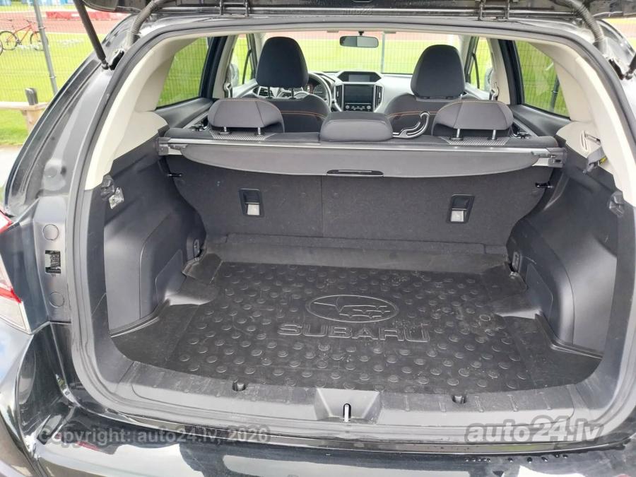 Black Subaru XV 2024 in Tallinn, with an engine capacity of 1.60 L and mileage of 36 thousand km for 20900 €, photo 10 on AUTOMOTO.COM.LV