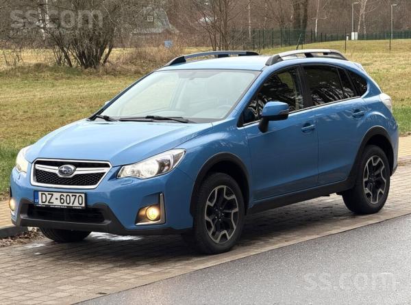Blue Subaru XV 2016 in Riga, with an engine capacity of 2.00 L and mileage of 156 thousand km for 12000 €, photo 1 on AUTOMOTO.COM.LV