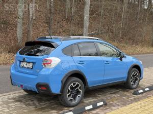 Blue Subaru XV 2016 in Riga, with an engine capacity of 2.00 L and mileage of 156 thousand km for 12000 €, photo 5 on AUTOMOTO.COM.LV