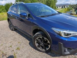Blue Subaru XV 2021 in Vilnius, with an engine capacity of 1.60 L and mileage of 100 thousand km for 17500 €, photo 3 on AUTOMOTO.COM.LV