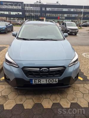 Blue Subaru XV 2023 in Riga, with an engine capacity of 1.60 L and mileage of 36 thousand km for 20990 €, photo  on AUTOMOTO.COM.LV