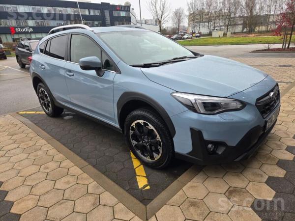 Blue Subaru XV 2023 in Riga, with an engine capacity of 1.60 L and mileage of 36 thousand km for 20990 €, photo 3 on AUTOMOTO.COM.LV
