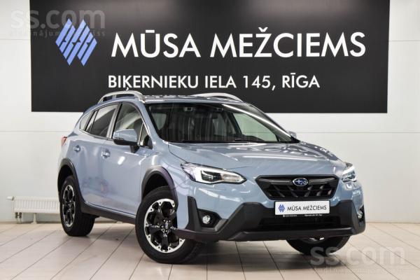 Blue Subaru XV 2023 in Riga, with an engine capacity of 1.60 L and mileage of 50 thousand km for 20990 €, photo 3 on AUTOMOTO.COM.LV