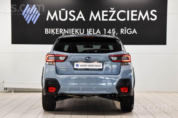 Blue Subaru XV 2023 in Riga, with an engine capacity of 1.60 L and mileage of 50 thousand km for 20990 €, photo 7 on AUTOMOTO.COM.LV