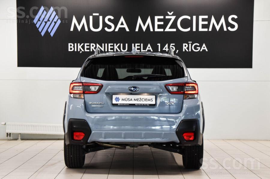 Blue Subaru XV 2023 in Riga, with an engine capacity of 1.60 L and mileage of 50 thousand km for 20990 €, photo 8 on AUTOMOTO.COM.LV