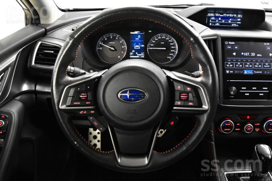 Blue Subaru XV 2023 in Riga, with an engine capacity of 1.60 L and mileage of 50 thousand km for 20990 €, photo 20 on AUTOMOTO.COM.LV