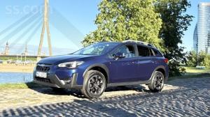 Blue Subaru XV 2021 in Riga, with an engine capacity of 1.60 L and mileage of 36 thousand km for 21050 €, photo  on AUTOMOTO.COM.LV