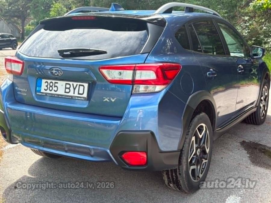 Blue Subaru XV 2018 in Tallinn, with an engine capacity of 2.00 L and mileage of 100 thousand km for 17900 €, photo 3 on AUTOMOTO.COM.LV