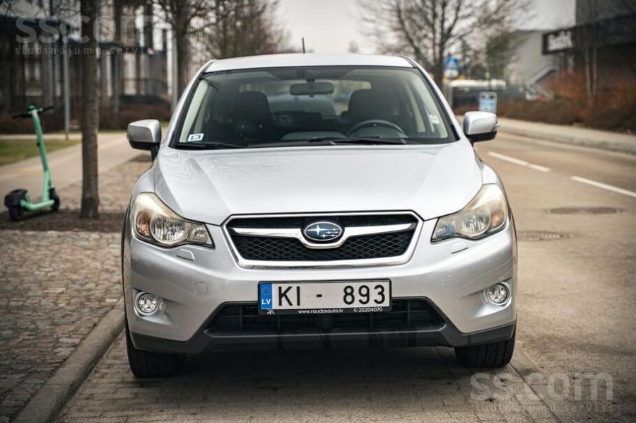 Grey Subaru XV 2012 in Riga, with an engine capacity of 2.00 L and mileage of 0 thousand km for 29999 €, photo 2 on AUTOMOTO.COM.LV