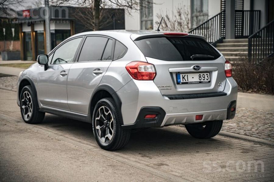 Grey Subaru XV 2012 in Riga, with an engine capacity of 2.00 L and mileage of 0 thousand km for 29999 €, photo 6 on AUTOMOTO.COM.LV