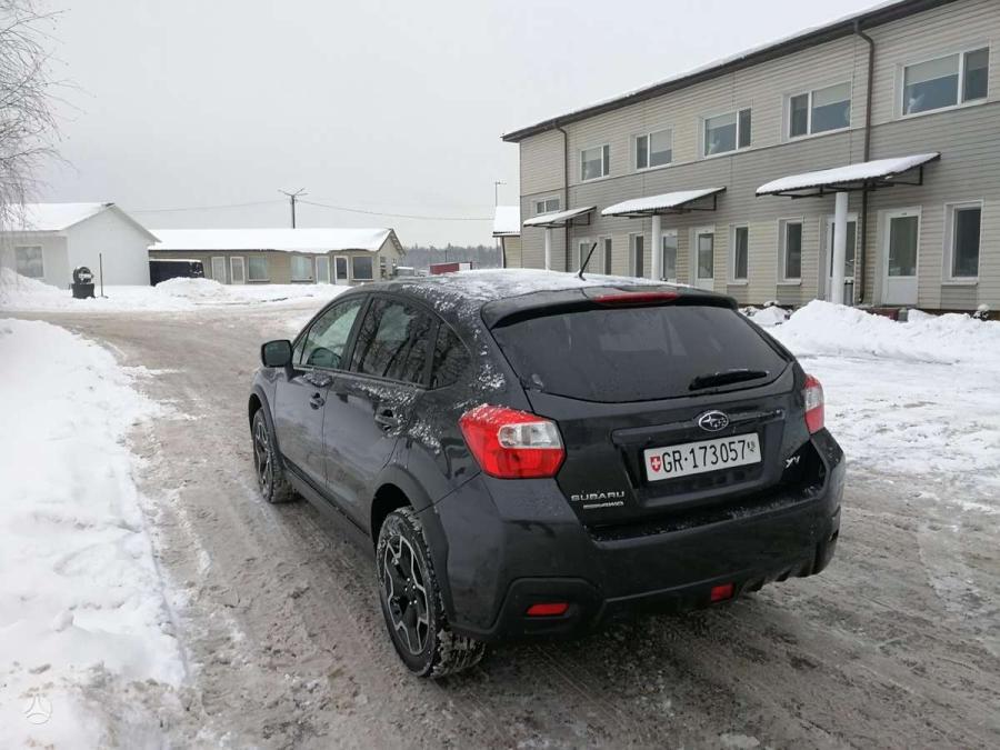 Grey Subaru XV 2012 in Vilnius, with an engine capacity of 2.00 L and mileage of 230 thousand km for 7450 €, photo 4 on AUTOMOTO.COM.LV