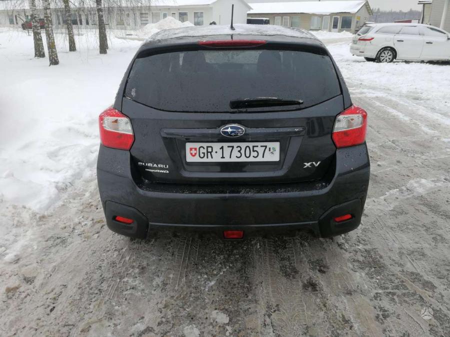 Grey Subaru XV 2012 in Vilnius, with an engine capacity of 2.00 L and mileage of 230 thousand km for 7450 €, photo 9 on AUTOMOTO.COM.LV
