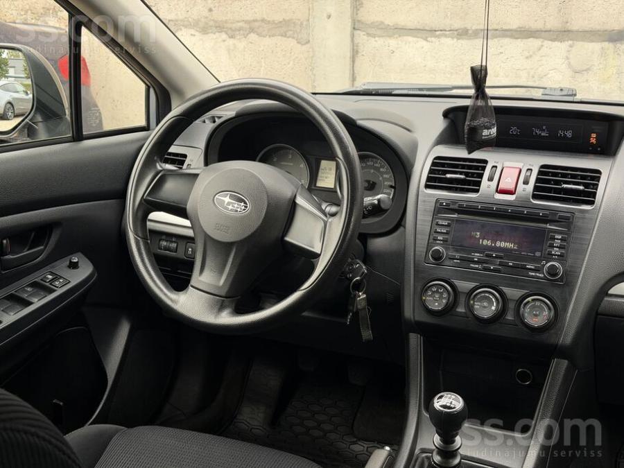 Grey Subaru XV 2012 in Riga, with an engine capacity of 2.00 L and mileage of 323 thousand km for 2580 €, photo 12 on AUTOMOTO.COM.LV