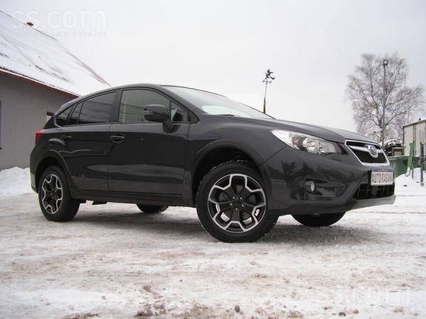 Grey Subaru XV 2013 in Riga, with an engine capacity of 2.00 L and mileage of 0 thousand km for 9950 €, photo 1 on AUTOMOTO.COM.LV