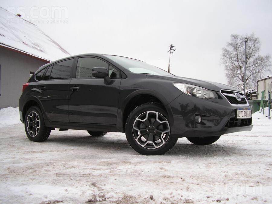 Grey Subaru XV 2013 in Riga, with an engine capacity of 2.00 L and mileage of 0 thousand km for 9950 €, photo 1 on AUTOMOTO.COM.LV