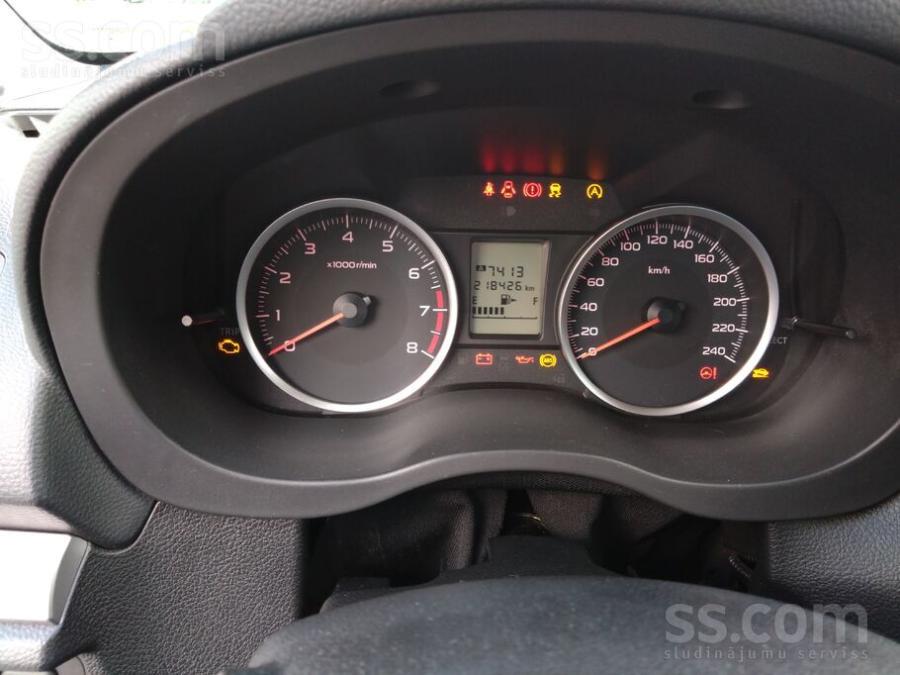 Grey Subaru XV 2014 in Riga, with an engine capacity of 2.00 L and mileage of 220 thousand km for 6500 €, photo 9 on AUTOMOTO.COM.LV