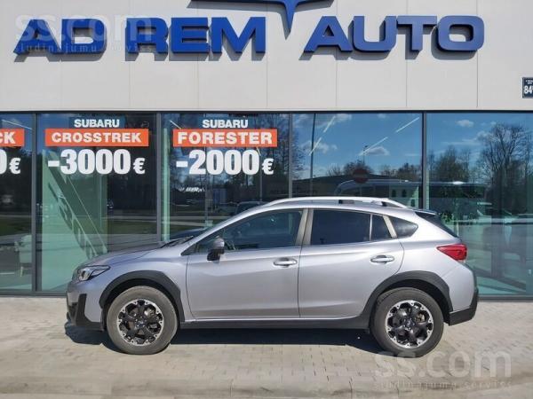 Grey Subaru XV 2023 in Riga, with an engine capacity of 1.60 L and mileage of 52 thousand km for 23600 €, photo 8 on AUTOMOTO.COM.LV