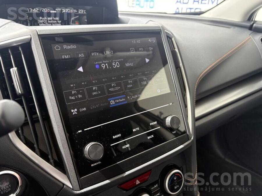 Grey Subaru XV 2023 in Riga, with an engine capacity of 1.60 L and mileage of 48 thousand km for 20500 €, photo 18 on AUTOMOTO.COM.LV