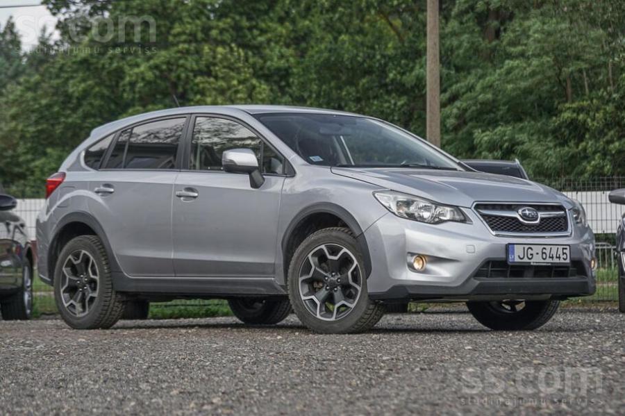 Grey Subaru XV 2013 in Riga, with an engine capacity of 2.00 L and mileage of 292 thousand km for 6590 €, photo 2 on AUTOMOTO.COM.LV