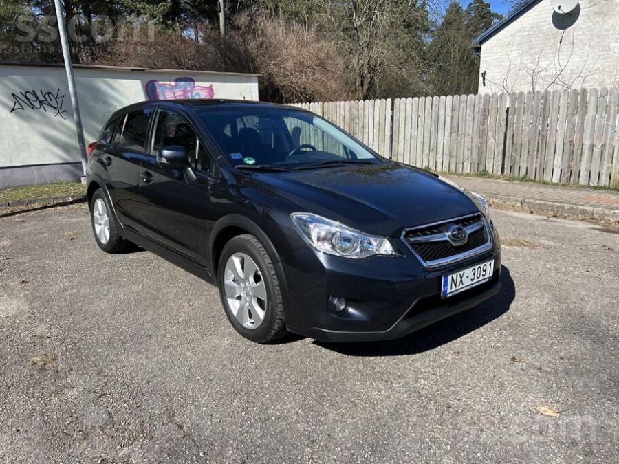 Grey Subaru XV 2014 in Ventspils, with an engine capacity of 2.00 L and mileage of 170 thousand km for 6550 €, photo 1 on AUTOMOTO.COM.LV