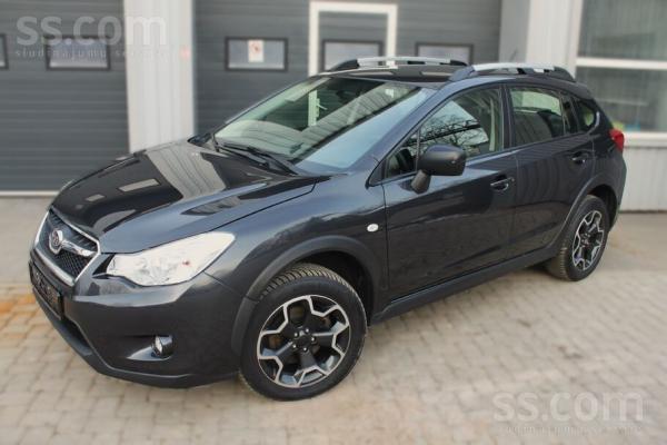 Grey Subaru XV 2014 in Riga, with an engine capacity of 2.00 L and mileage of 0 thousand km for 9750 €, photo 1 on AUTOMOTO.COM.LV