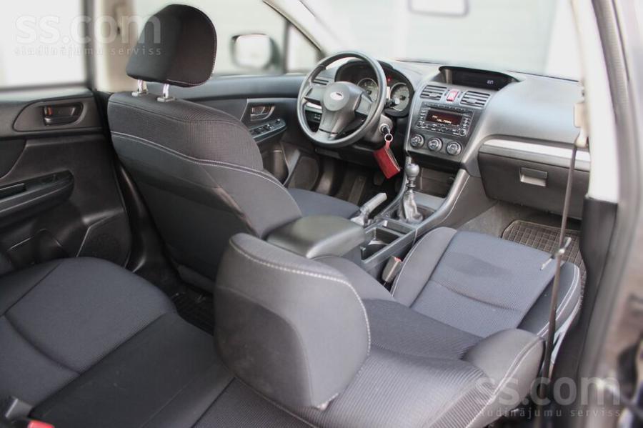 Grey Subaru XV 2014 in Riga, with an engine capacity of 2.00 L and mileage of 0 thousand km for 9750 €, photo 22 on AUTOMOTO.COM.LV