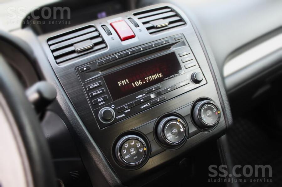 Grey Subaru XV 2014 in Riga, with an engine capacity of 2.00 L and mileage of 0 thousand km for 9750 €, photo 25 on AUTOMOTO.COM.LV