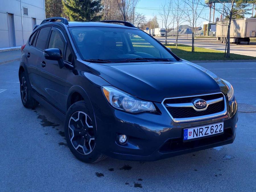 Grey Subaru XV 2015 in Vilnius, with an engine capacity of 2.00 L and mileage of 352 thousand km for 7650 €, photo 7 on AUTOMOTO.COM.LV
