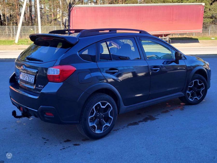 Grey Subaru XV 2015 in Vilnius, with an engine capacity of 2.00 L and mileage of 352 thousand km for 7650 €, photo 13 on AUTOMOTO.COM.LV