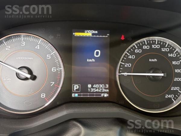 Grey Subaru XV 2018 in Riga, with an engine capacity of 2.00 L and mileage of 135 thousand km for 17000 €, photo 10 on AUTOMOTO.COM.LV