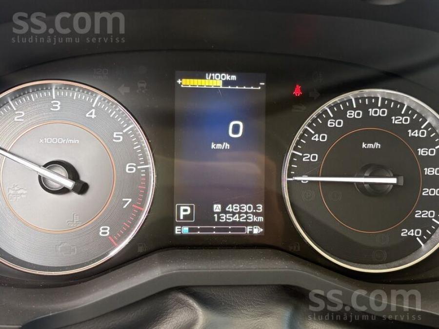 Grey Subaru XV 2018 in Riga, with an engine capacity of 2.00 L and mileage of 135 thousand km for 17000 €, photo 11 on AUTOMOTO.COM.LV