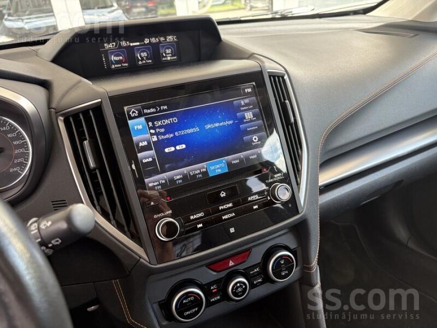 Grey Subaru XV 2018 in Riga, with an engine capacity of 2.00 L and mileage of 135 thousand km for 17000 €, photo 13 on AUTOMOTO.COM.LV