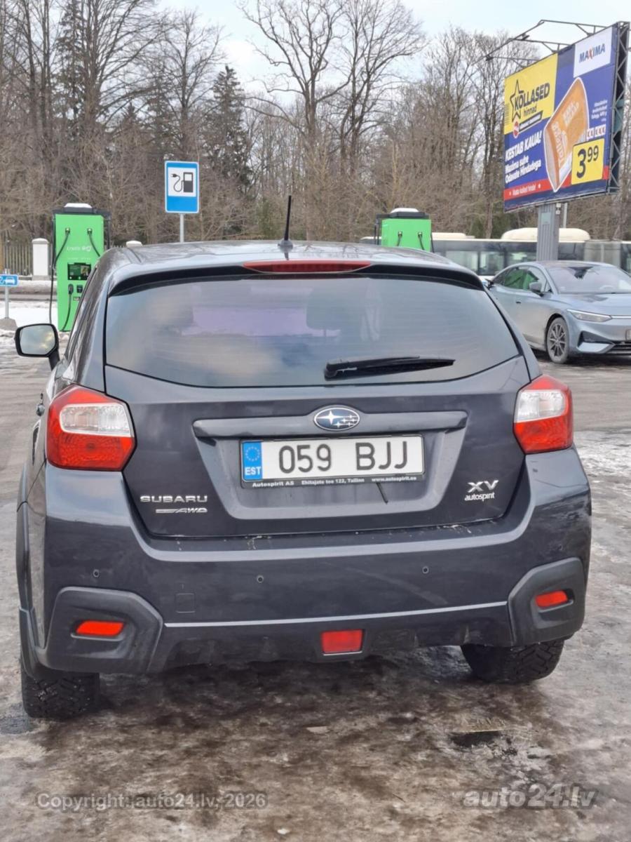 Pelēks Subaru XV 2013 Pērnava, ar dzinēja tilpumu 1.60 L un nobraukumu 101 tūkst. km par 5500 €, foto 2 vietnē AUTOMOTO.COM.LV