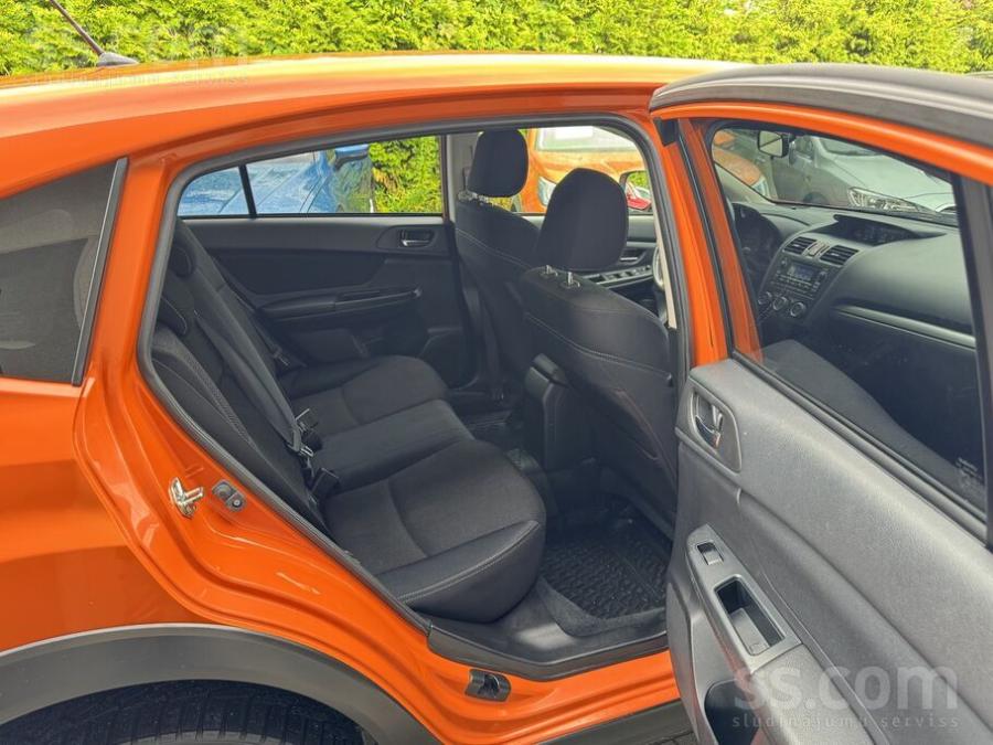 Orange Subaru XV 2013 in Riga, with an engine capacity of 2.00 L and mileage of 167 thousand km for 7700 €, photo 10 on AUTOMOTO.COM.LV