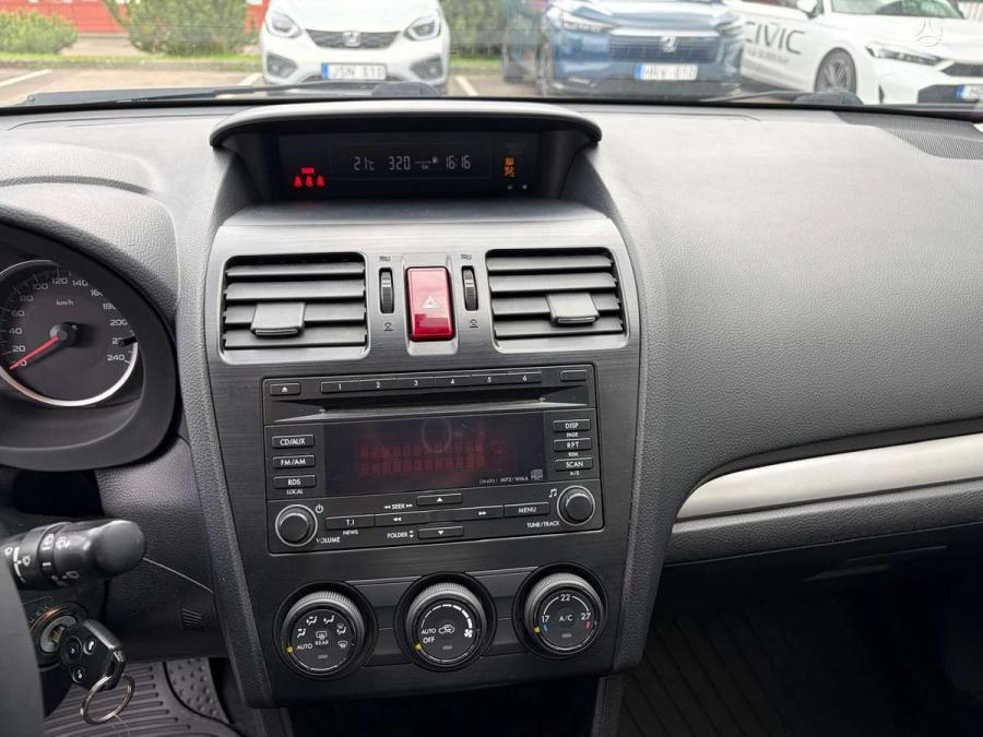 Orange Subaru XV 2014 in Vilnius, with an engine capacity of 2.00 L and mileage of 182 thousand km for 9290 €, photo 15 on AUTOMOTO.COM.LV