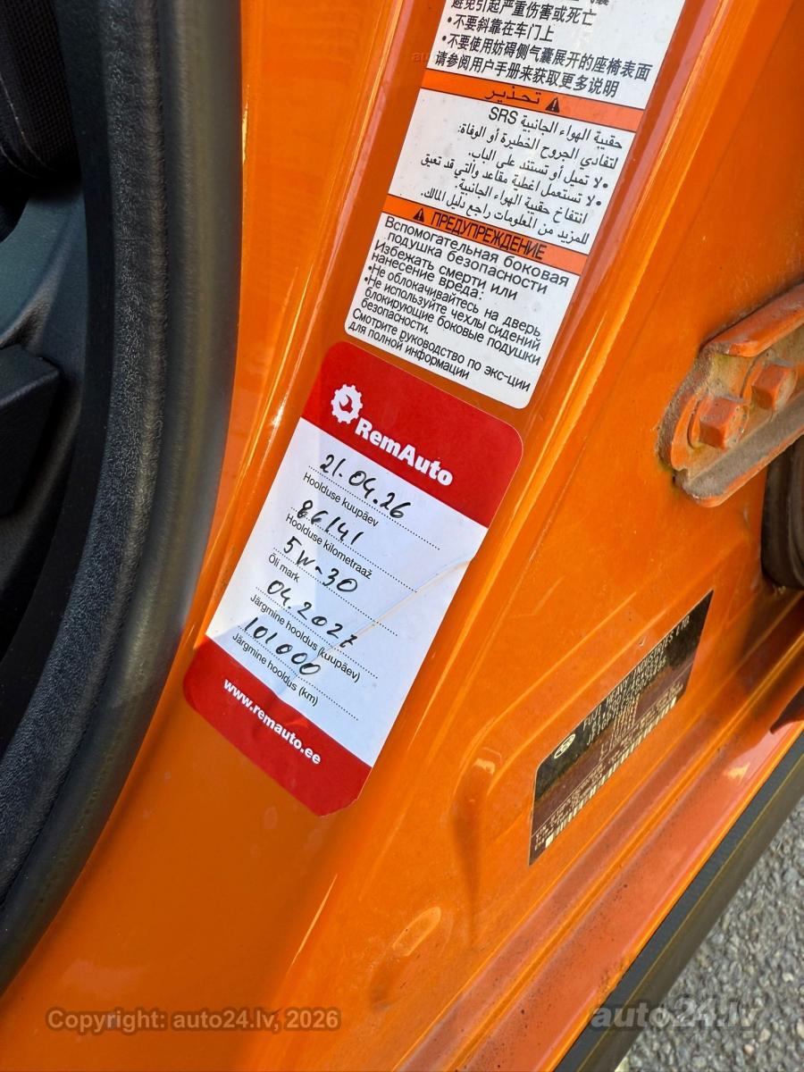 Orange Subaru XV 2012 in Tallinn, with an engine capacity of 2.00 L and mileage of 87 thousand km for 8990 €, photo 6 on AUTOMOTO.COM.LV